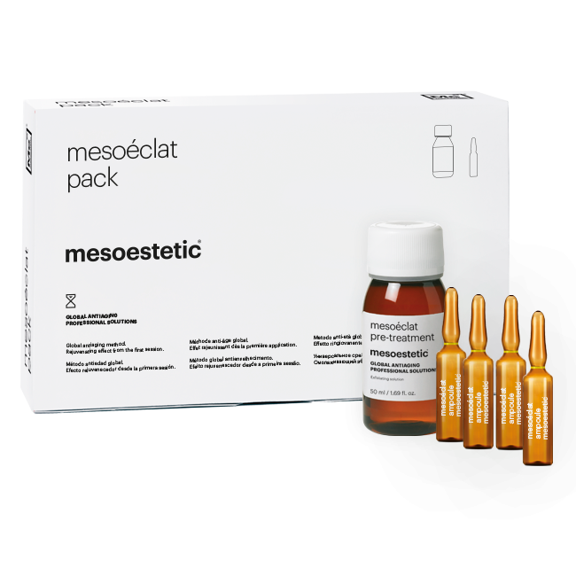 Mesoestetic Mesoeclat Pack Zestaw zabiegowy (10x5ml+50ml)